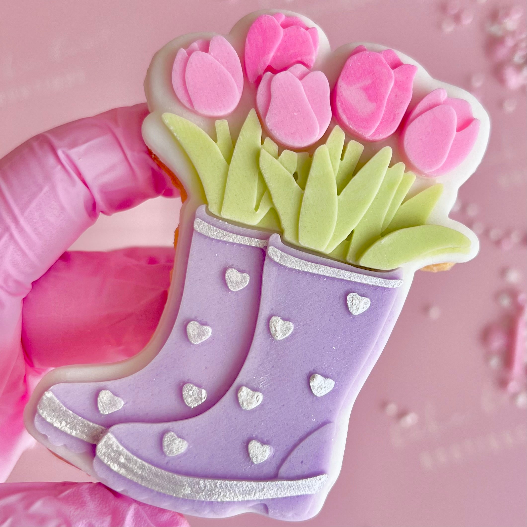 WELLIES WITH FLOWERS - MULTI POP EMBOSSER AND CUTTER – Bake Box Boutique