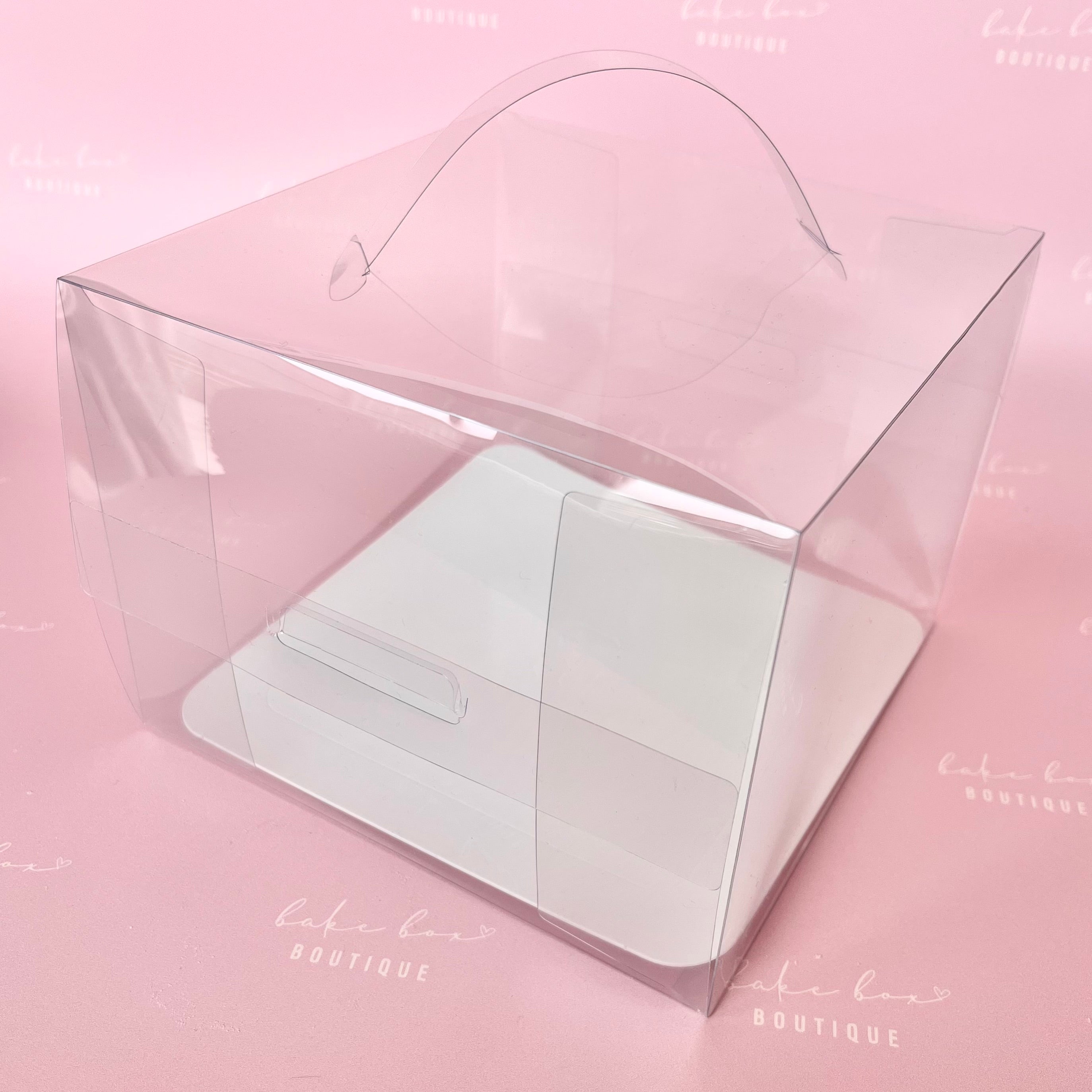 CLEAR CAKE BOXES - PACK OF 10 – Bake Box Boutique