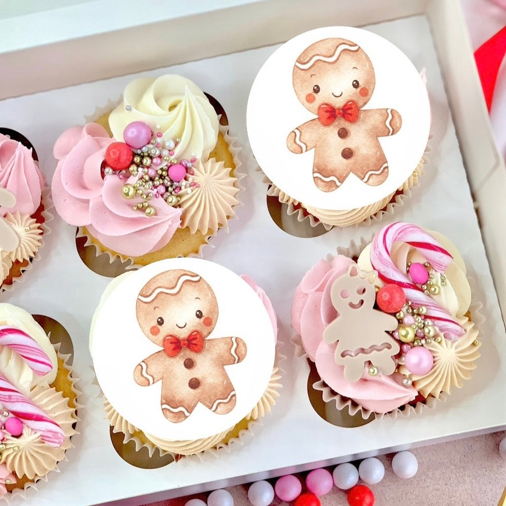EDIBLE TOPPERS - GINGERBREAD MAN – Bake Box Boutique
