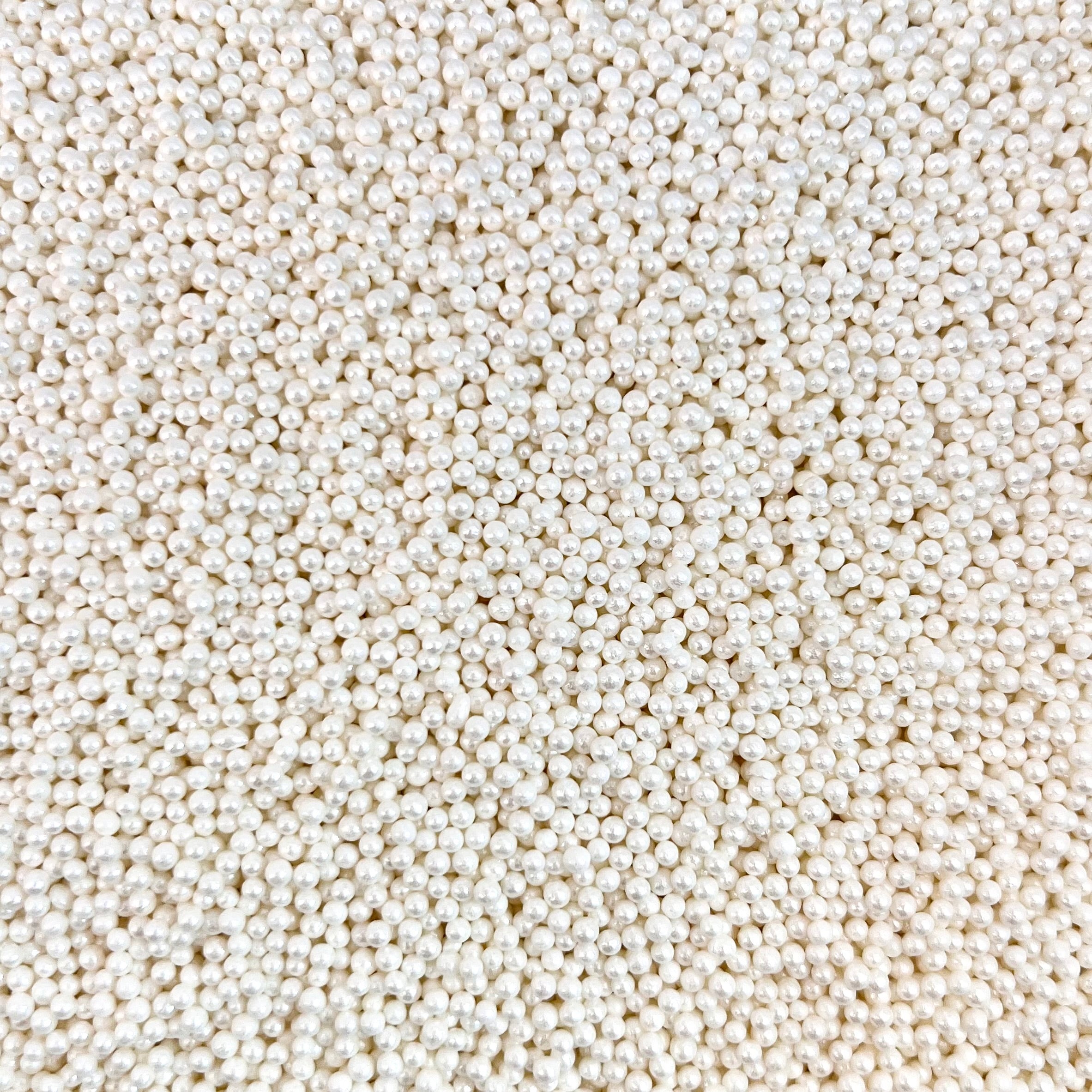 WHITE 2MM PEARLS 100s & 1000s - SPRINKLES (V) – Bake Box Boutique