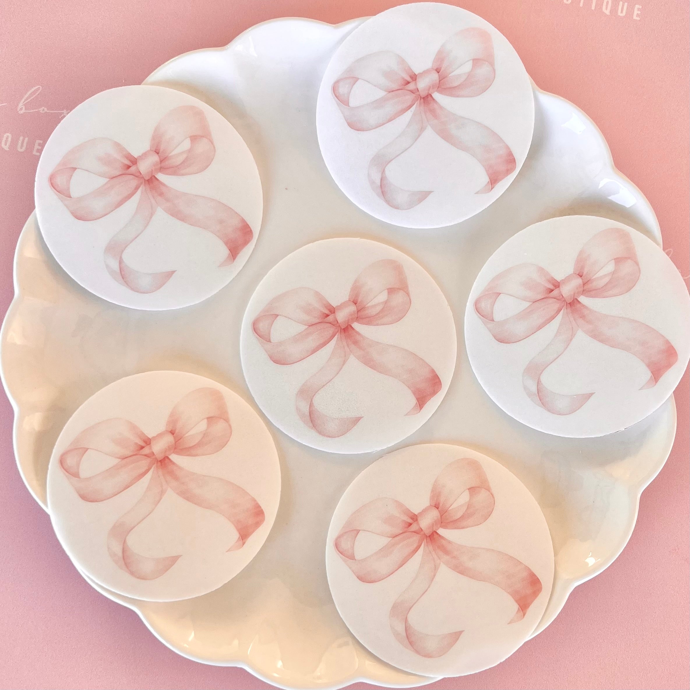 EDIBLE TOPPERS - BOW – Bake Box Boutique
