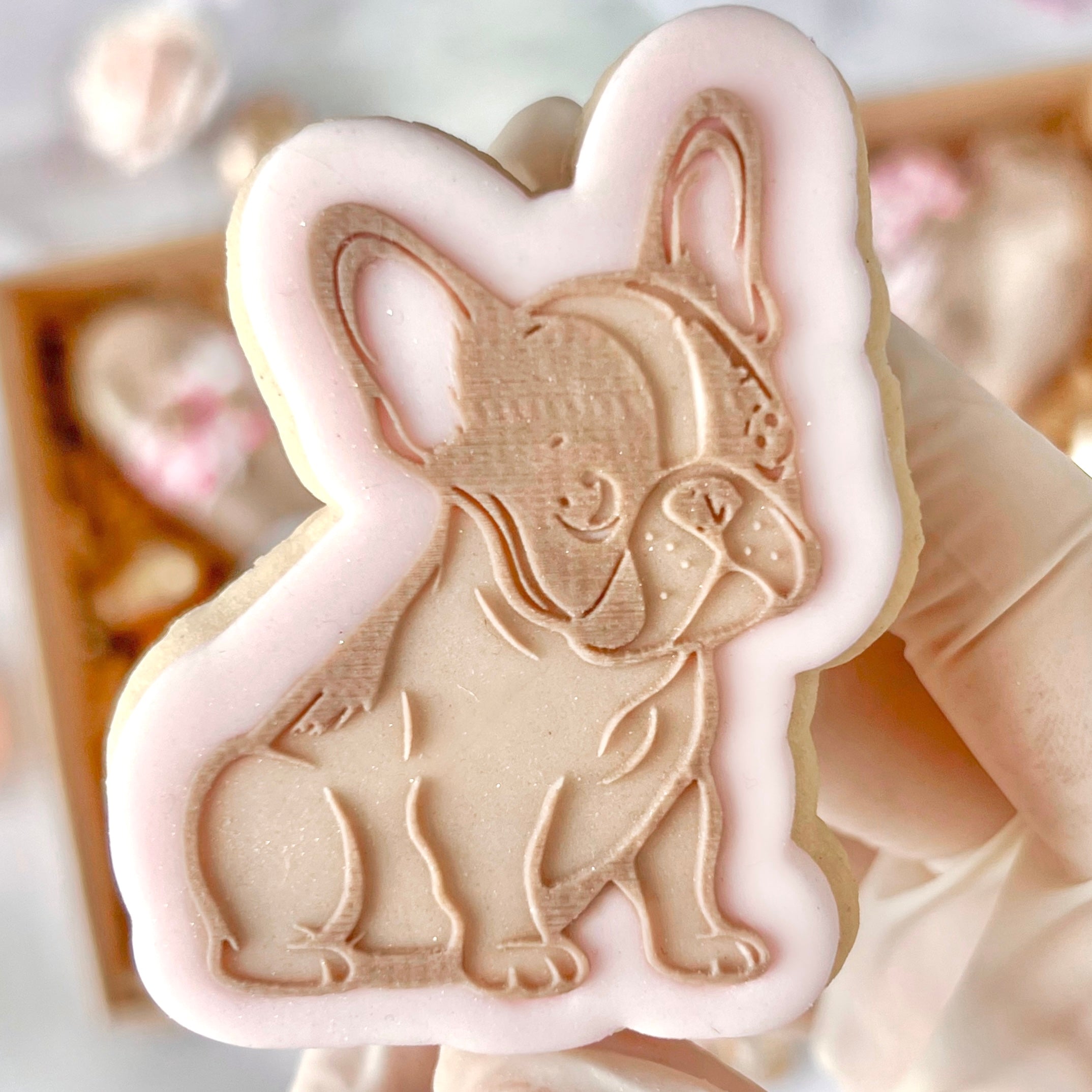 FRENCHIE DOG - RAISED EMBOSSER – Bake Box Boutique