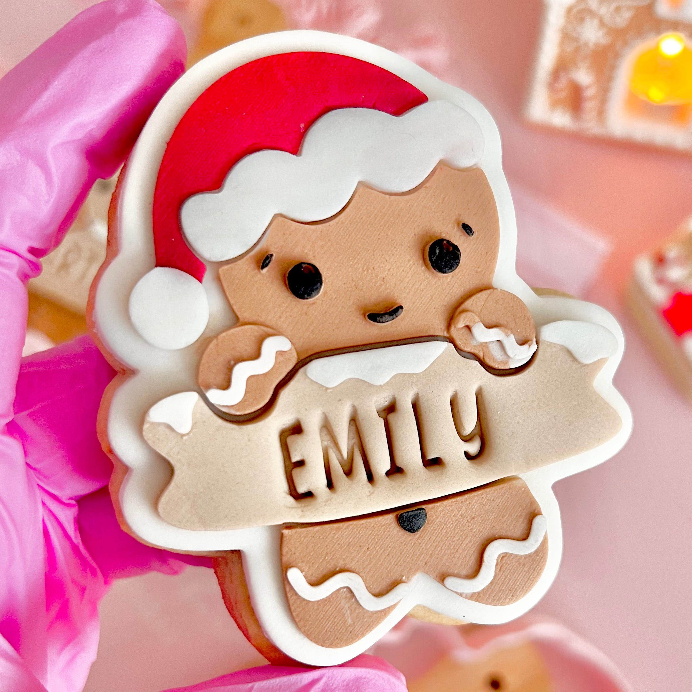 GINGERBREAD MAN PLAQUE - MULTI POP EMBOSSER AND CUTTER – Bake Box Boutique