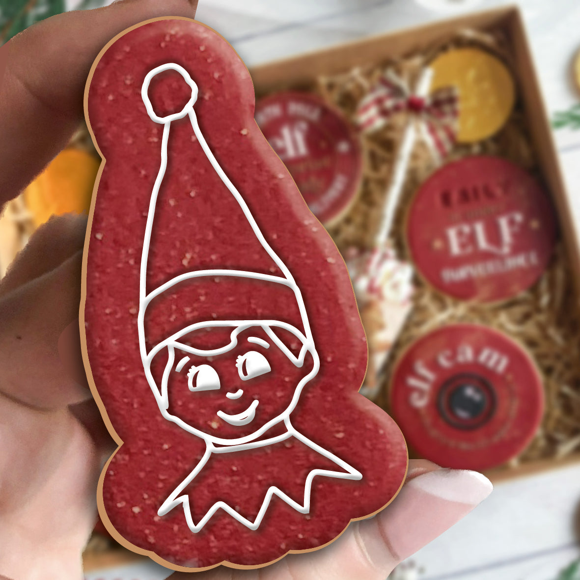 ELF HEAD - RAISED EMBOSSER – Bake Box Boutique