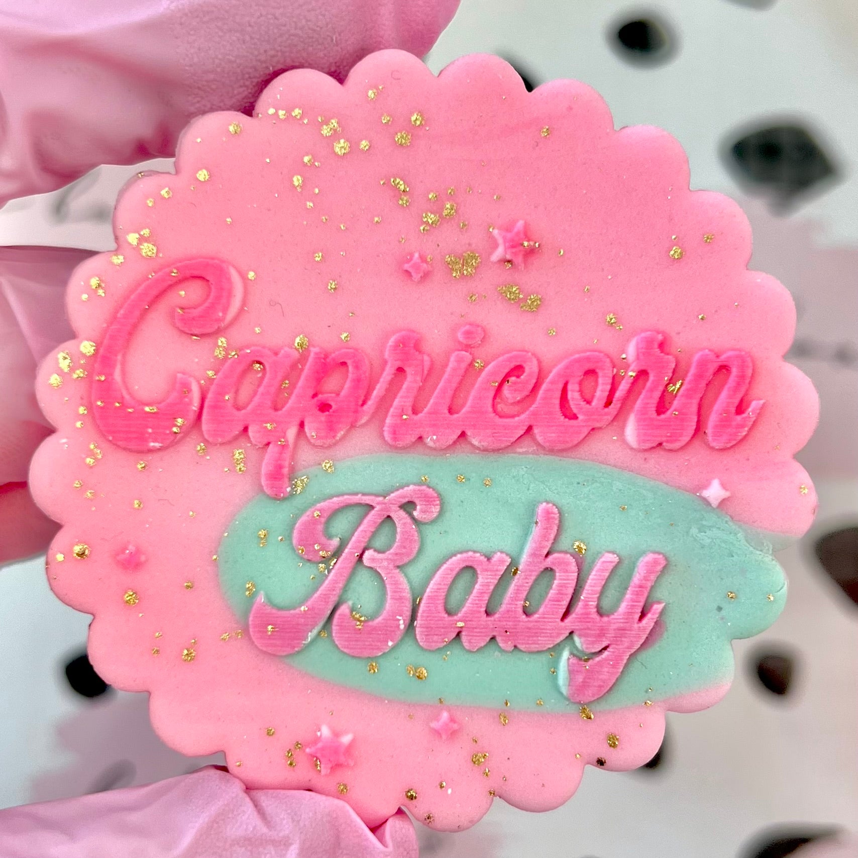 CAPRICORN BABY - RAISED EMBOSSER – Bake Box Boutique