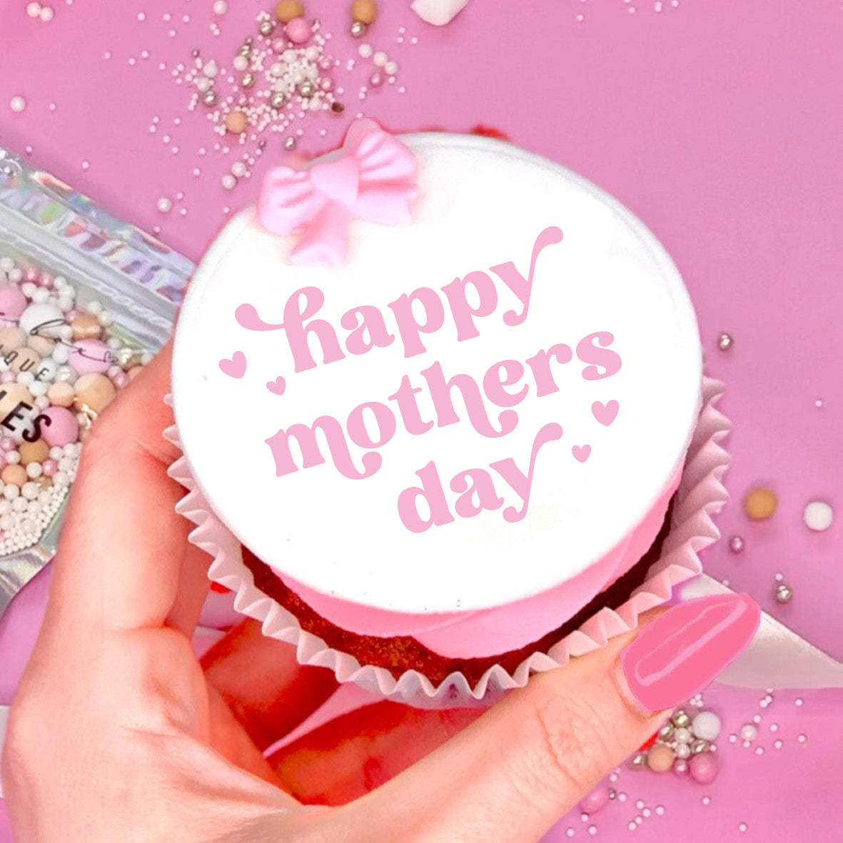 EDIBLE TOPPERS - HAPPY MOTHERS DAY – Bake Box Boutique