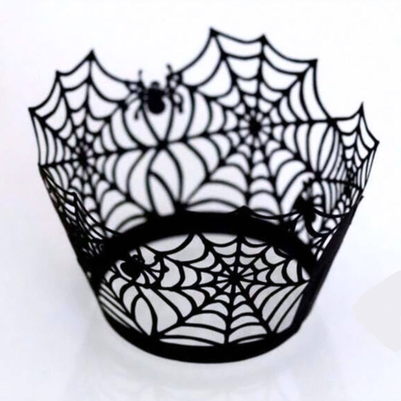 SPIDER WEB CUPCAKE CASES - PACK OF 10 – Bake Box Boutique