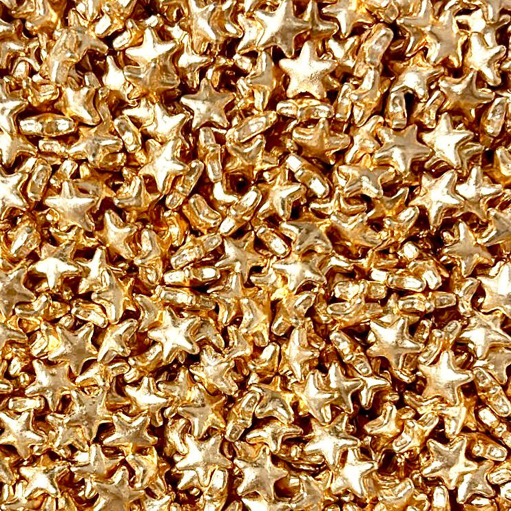 METALLIC GOLD STARS - SPRINKLE MIX – Bake Box Boutique