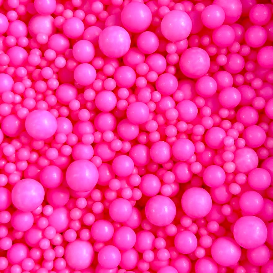 MATT HOT PINK PEARLS - SPRINKLE MIX (V) – Bake Box Boutique