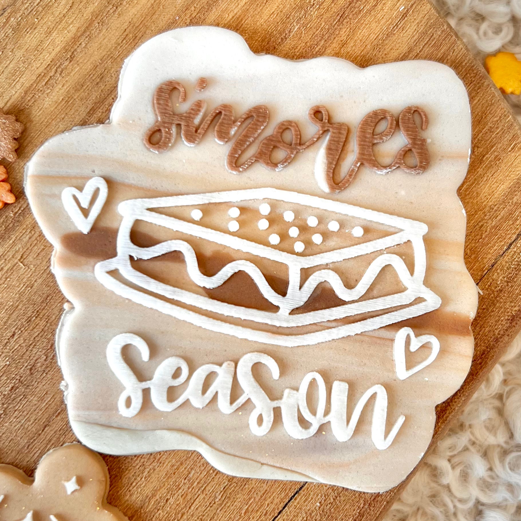S'MORES SEASON - RAISED EMBOSSER – Bake Box Boutique