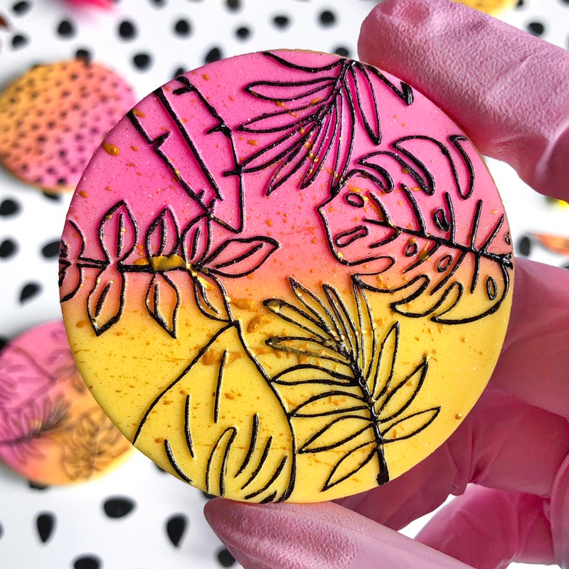 BOTANICAL LEAVES - RAISED EMBOSSER – Bake Box Boutique