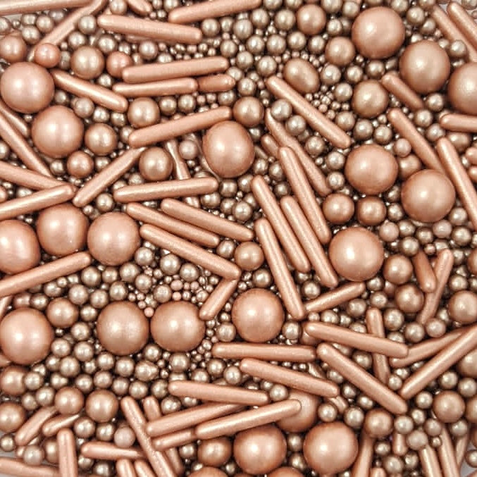 ROSE GOLD GORGEOUSNESS - SPRINKLE MIX – Bake Box Boutique