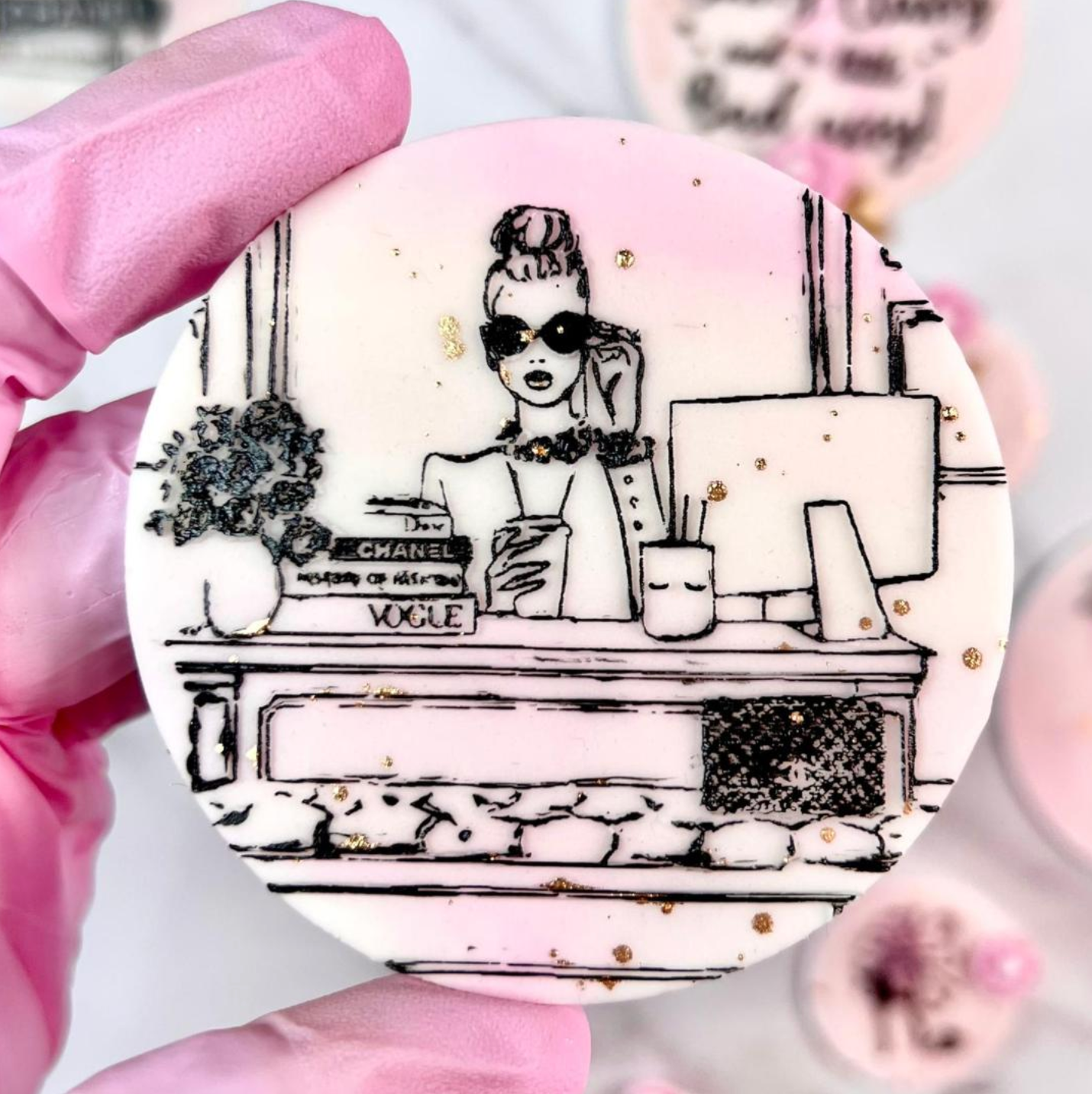 OFFICE LADY - RAISED EMBOSSER – Bake Box Boutique