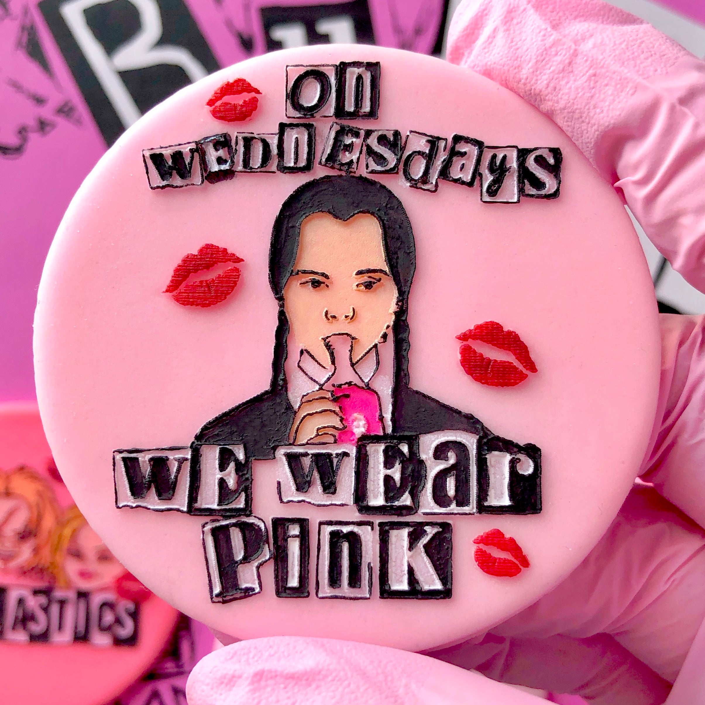 ON WEDNESDAYS WE WEAR PINK - RAISED EMBOSSER – Bake Box Boutique