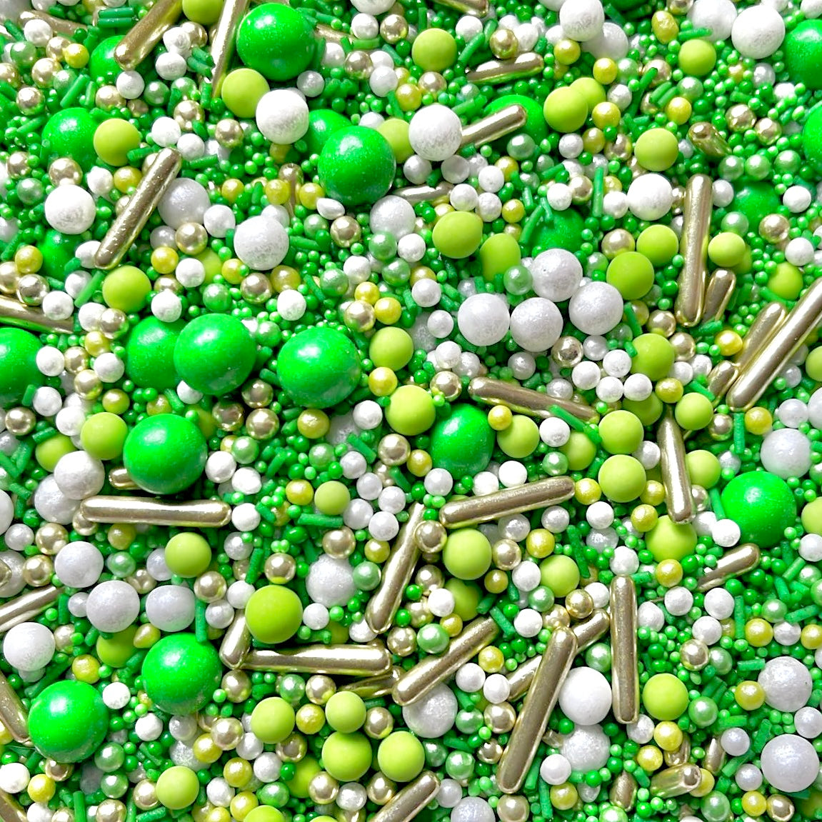 GREEN AND GOLD - SPRINKLE MIX – Bake Box Boutique