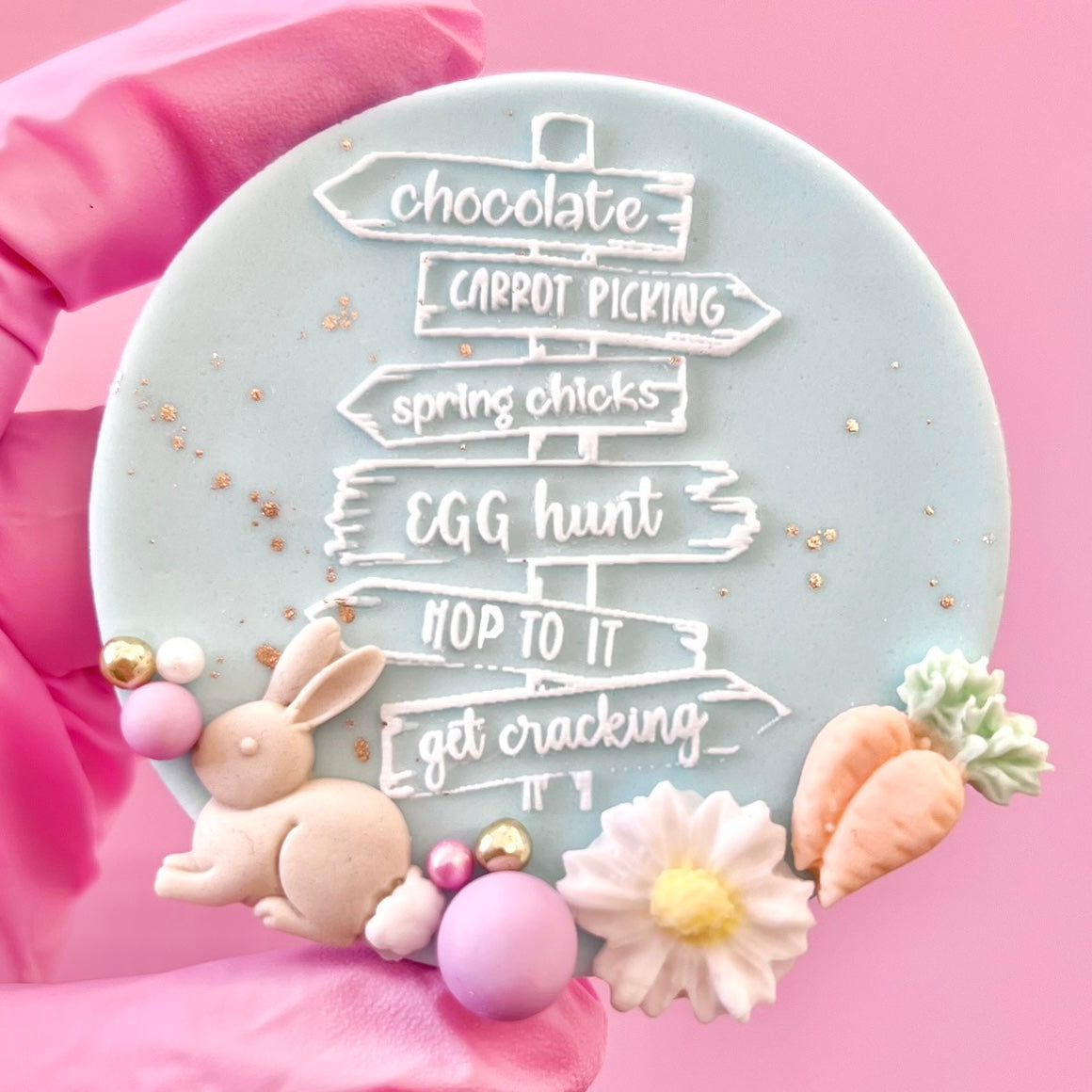 EASTER SIGN POST - RAISED EMBOSSER – Bake Box Boutique