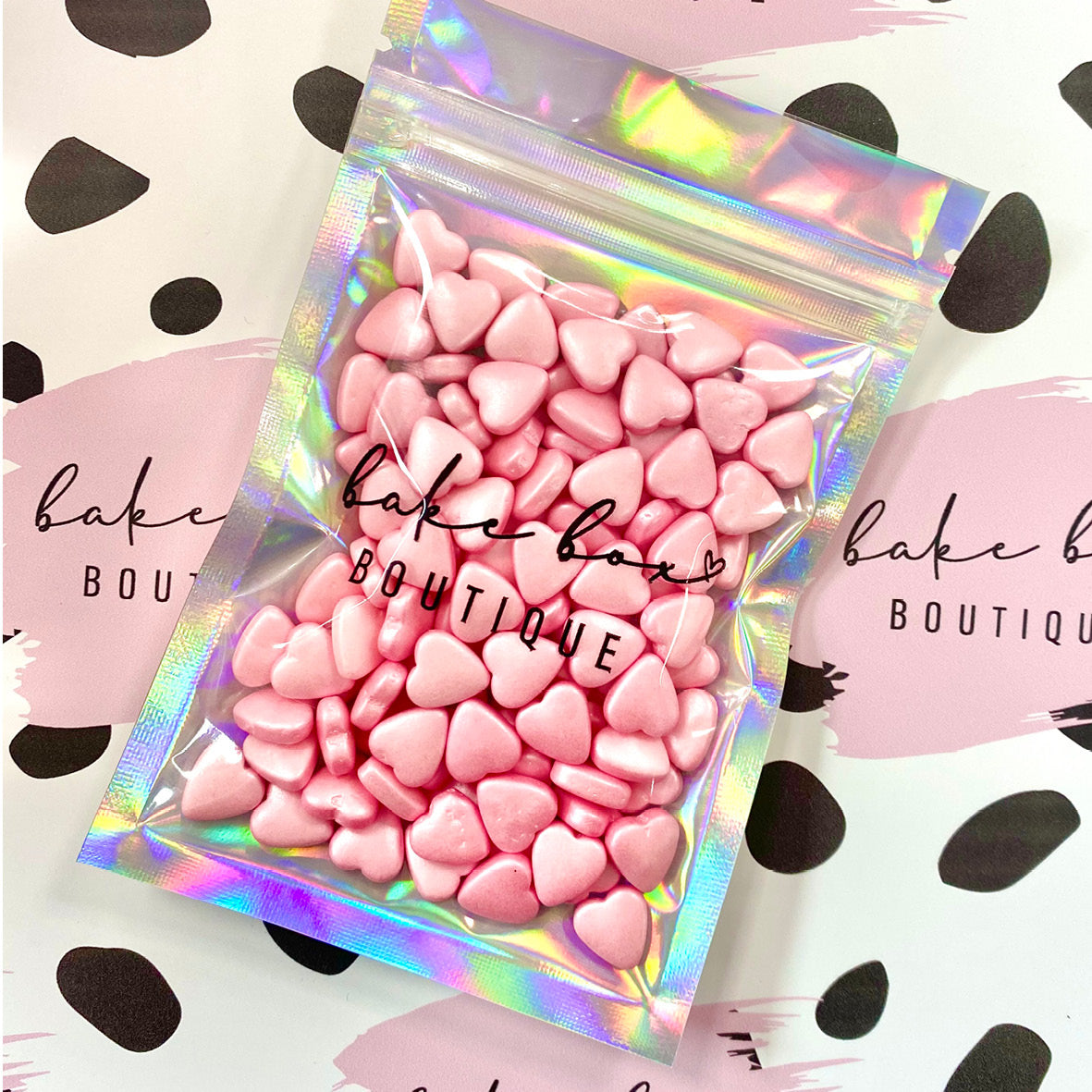 JUMBO XL PINK HEARTS - SPRINKLES – Bake Box Boutique