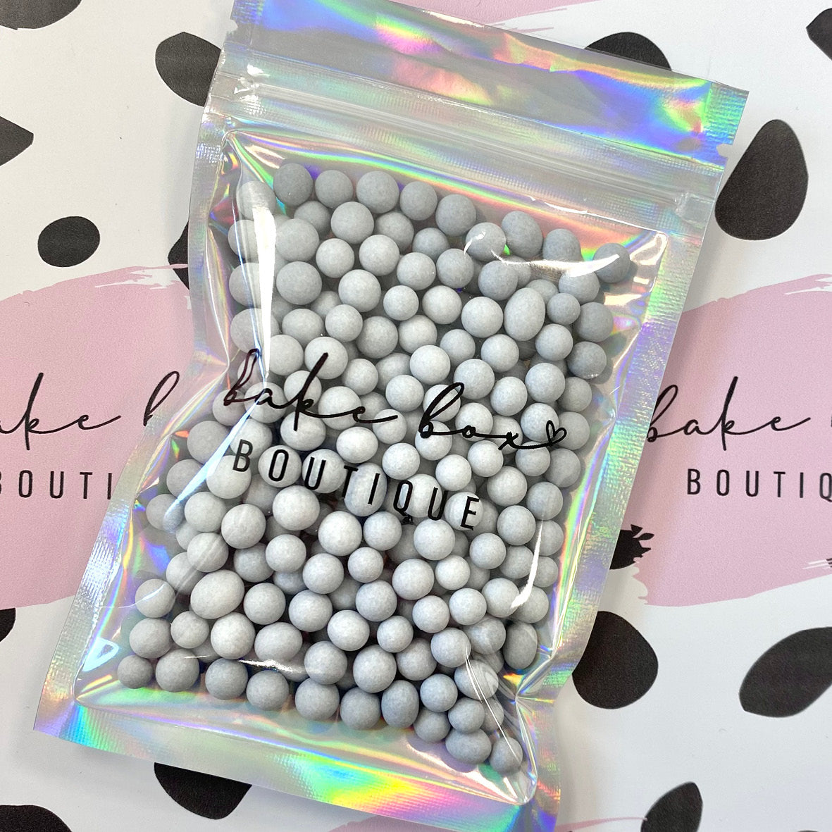 SMALL MATTE GREY CHOCOBALLS - SPRINKLES – Bake Box Boutique