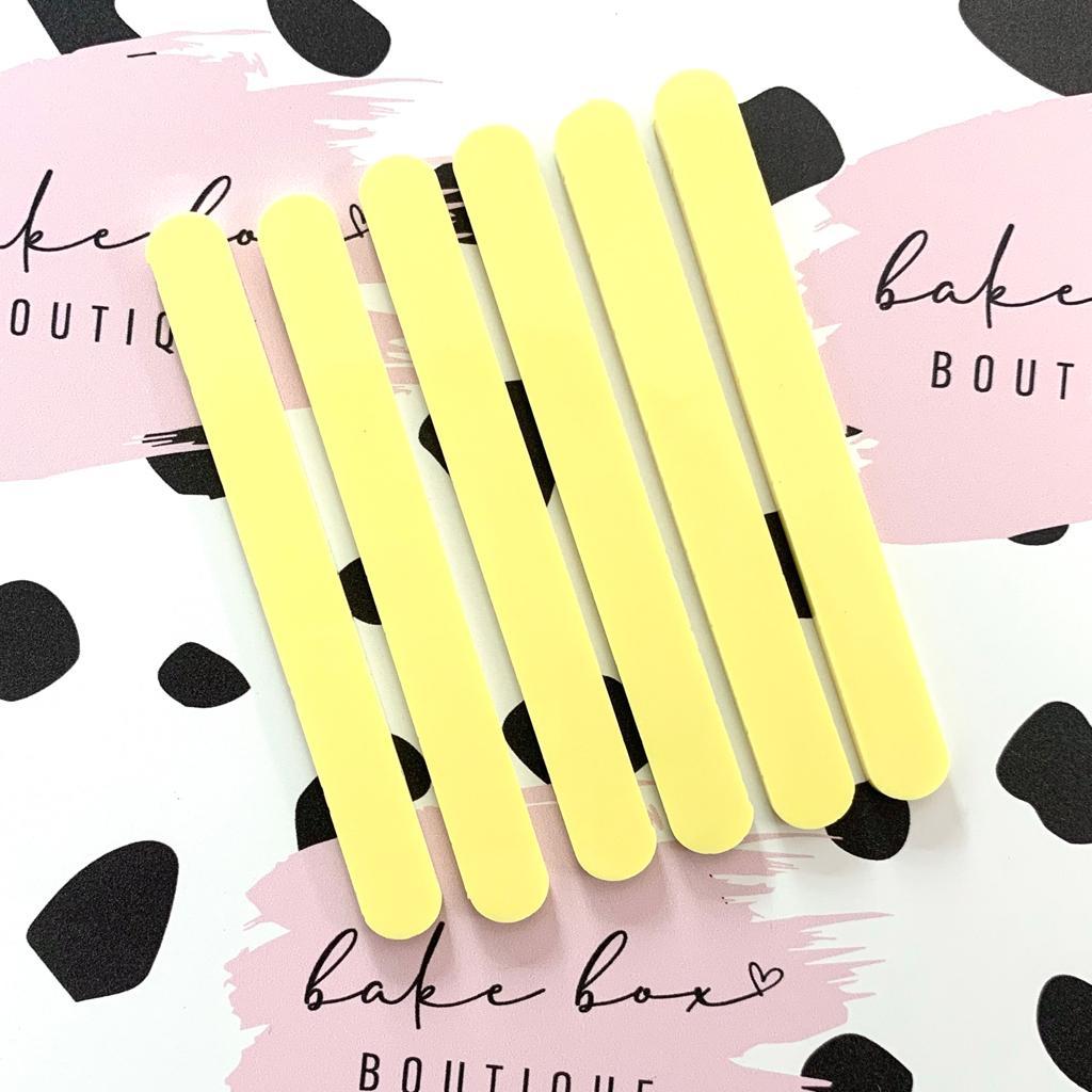 LEMON CAKESICLE STICKS - PACK OF 6 – Bake Box Boutique